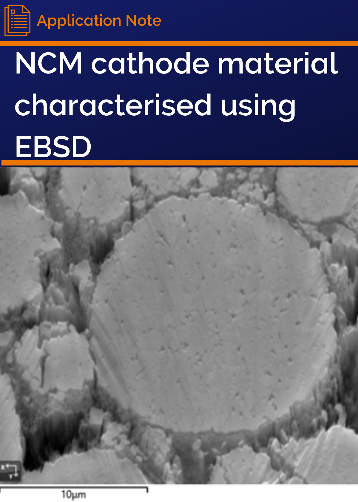 Ncm Cathode Material Characterised Using Ebsd Nanoanalysis Oxford